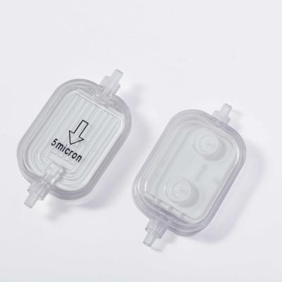 China 5 Micron IV In-Line Filters with Vented Design for IV Administration Sets - Φ26mm/Φ20mm Diameter Options for sale