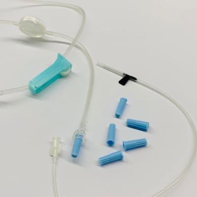 China 1 µm Medical Bacterial Air Vent Filters Priming Filter Caps for I.V. Tubing Lines - 20mm Blue PP Housing for sale