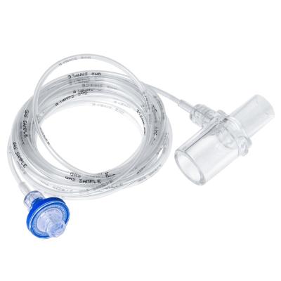 China EtCO2 Filter for Capnography Sampling Line with 0.22μm PTFE Membrane and 2.5cm² Filtration Area for sale