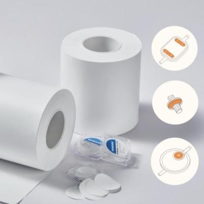 China Hydrophobic ePTFE Microporous Membrane 0.22-1.0μm with PP/PET Support for Medical Filtration for sale