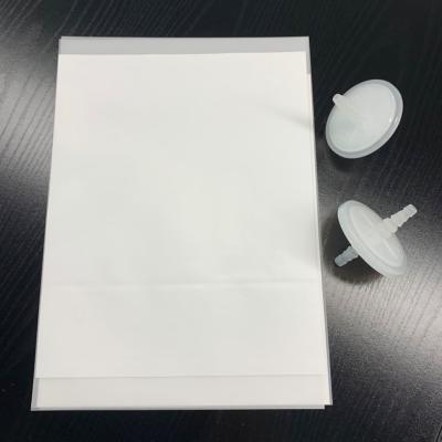 China Sterile Filtration PTFE Membrane Filter 0.22μm Hydrophobic High Pressure Resistance for sale