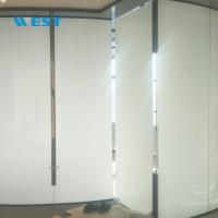 China Dimmable Privacy Electronic Switchable PDLC Smart Tinting Glass Film 48-65V 200ms for sale