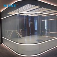 China VLT 91% Smart PDLC Film Switchable Privacy Glass 220V AC with 395μm Thickness and 80,000+ Hour Lifespan for sale