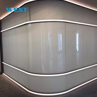 China VLT 91% Smart PDLC Film Switchable Privacy Glass 220V AC with 395μm Thickness and 80,000+ Hour Lifespan for sale