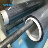China Dark Gray Smart PDLC Film 395μm Self-Adhesive Dimming Glass with 80% VLT and 5W/m² Power Consumption for sale