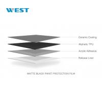 China Westglass 7.5mil Black Car Paint Protection Film with Self-Healing Technology and Hydrophobic Coating for sale