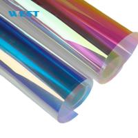 China Chameleon Smart Color-Changing Car Window Film with 8-12°C Heat Reduction and 99% UV Blocking - 1.52m x 30m Roll for sale