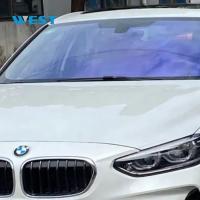 China Chameleon Nano Ceramic Car Window Tint Film with 65% IR Rejection and 99% UV Blocking for Automotive Glass Protection for sale