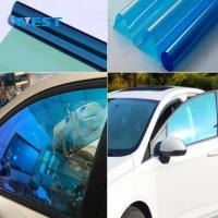 China Chameleon Smart Color-Changing Car Window Film with 8-12°C Heat Reduction and 99% UV Blocking - 1.52m x 30m Roll for sale