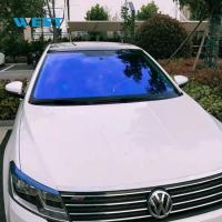 China Chameleon Nano Ceramic Car Window Tint Film with 65% IR Rejection and 99% UV Blocking for Automotive Glass Protection for sale