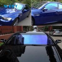 China Chameleon Smart Color-Changing Car Window Film with 8-12°C Heat Reduction and 99% UV Blocking - 1.52m x 30m Roll for sale