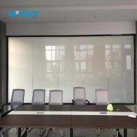 China White Non-Adhesive Smart PDLC Film 83% VLT 394μm Thickness with 0.2s Response Time for Glass Lamination for sale