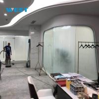 China Light Gray PDLC Smart Dimming Film 83% VLT with 5W/m² Power Consumption for Office Privacy for sale