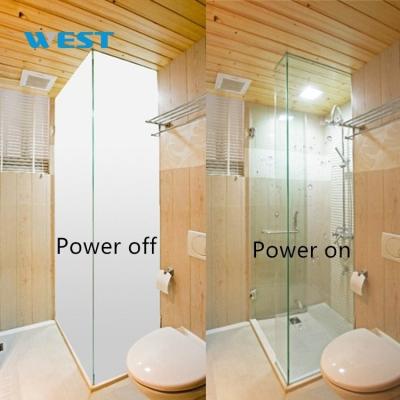 China White Non-Adhesive Smart PDLC Film 83% VLT 394μm Thickness with 0.2s Response Time for Glass Lamination for sale