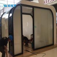 China 220V PNLC Self-Adhesive Smart Glass Film - 88% VLT Clear State, ≤5W/m² Power Consumption for Privacy Windows for sale