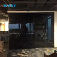China Energy Saving Black Self Adhesive PDLC Smart Film Switchable Privacy Glass 48V 5W for sale