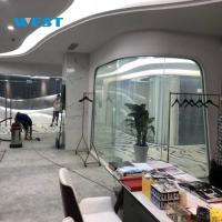 China Light Gray PDLC Smart Dimming Film 83% VLT with 5W/m² Power Consumption for Office Privacy for sale