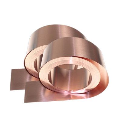 China Non-Alloy Copper Strip Copper Coil 8mm Raw Materials with Customizable Width for sale