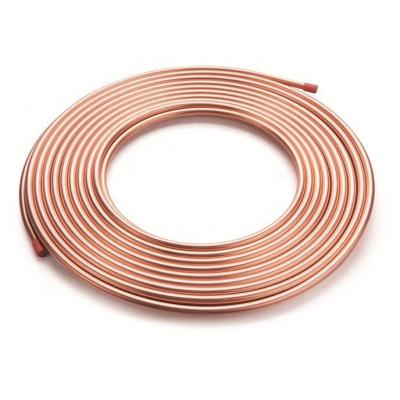 China 1 Inch Diameter Copper Pipes in 0.3mm-80mm Outside Diameter with Raw Materials and 30% Elongation for sale