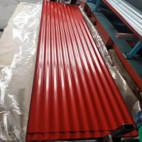 China Coated Corrugated Roofing Steel Sheet for Customization in RAL Color and TISI Certification for sale