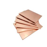 China Non-Alloy C1100P Copper Sheet Plate with Bending Processing Service One Ton Minimum Order for sale