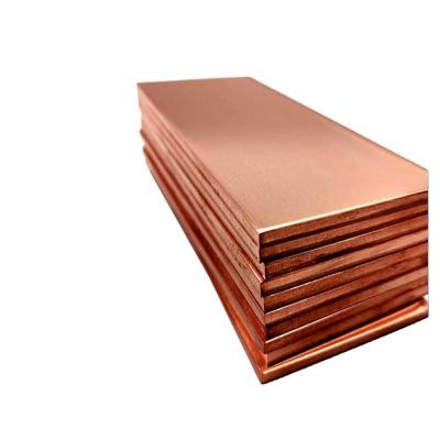China Cu Min 99% Grade Inexpensive Copper Plate 1 Ton Minimum Order 5mm Copper Sheet Plate for sale