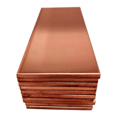 China Non-Alloy C1100 Copper Plate in 0.1mm Thickness and 20-2500mm Width for Minimum Order of One Ton for sale
