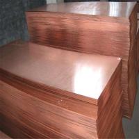 China Inexpensive One Ton Minimum Order GPU Copper Plate with Ultimate Strength of 195 MPa and Cutting Service for sale
