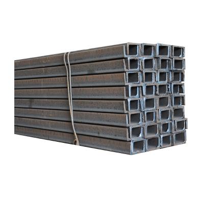 China Raw Materials Pre Fabricated Steel C Channel with JIS ASTM GB BS EN DIN Standard and Invoicing by Actual Weight for sale
