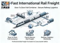 China Fast International Rail Freight Door To Door Full Container Secure Railway Logistics Services for sale