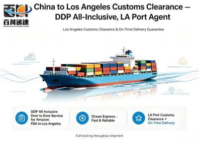 China China To Los Angeles Customs Clearance DDP All-Inclusive LA Port Agent for sale