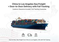 China China To Los Angeles Sea Freight + Door-to-Door Delivery With Full Tracking  for sale