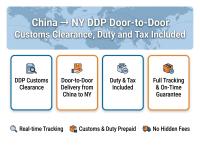 China China NY DDP Door-to-Door Customs Clearance Duty And Tax Included for sale
