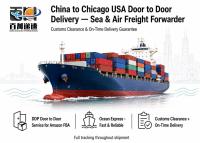China China to Chicago USA Door to Door Delivery Sea and Air Freight Forwarder for sale