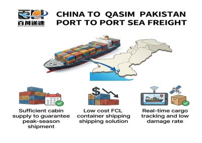 China Cost Effective Container Cargo Transport from China to Port Qasim Pakistan Port to Port Service for sale