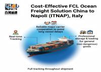 China Cost-Effective FCL Ocean Freight with 24/7 Multilingual Support and Real-Time Cargo Tracking to Napoli for sale