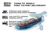 China Stable Weekly Sailing FCL Shipping Service with Real-time Tracking and 24/7 Customer Support from Qingdao to Manila for sale