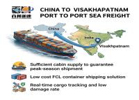 China China to India Visakhapatnam Sea Freight Dedicated Line FCL Port to Port Logistics for sale