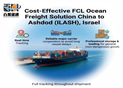China Cost-Effective FCL Ocean Freight with 24/7 Multilingual Support and 30-45 Days Timeliness to Ashdod for sale