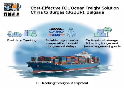 China Cost-Effective FCL Ocean Freight with 24/7 Multilingual Support and 30-45 Days Timeliness to Burgas, Bulgaria for sale