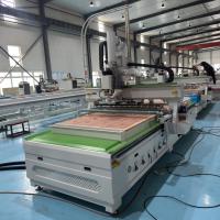 China Fully Automatic 1330 Nesting CNC Router with 12-Tool ATC, 9KW Spindle, Auto Loading/Unloading for sale