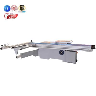 China Woodworking Sliding Table Panel Saw with Electric Lift 380V/220V 5.5kW Motor 3200mm Slide Table for sale