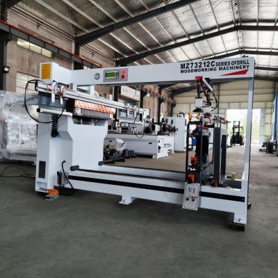 China Double Row Wood Drilling Machine 35mm Capacity with 1.5kW Dual Motors for Vertical Horizontal Hole Processing for sale