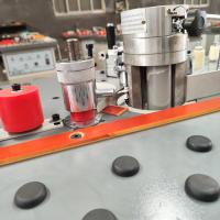 China Mini Semi Automatic Edge Banding Machine for Woodworking - Compact 220V Manual Edge Bander with PVC/ABS Compatibility for sale