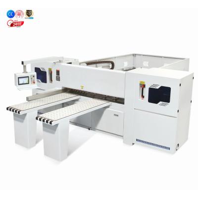 China Automatic CNC Panel Beam Saw 3300mm with 16.5kW Power and ±0.2mm Cutting Accuracy for Woodworking for sale