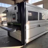 China Automatic Special Shaped Wood Polishing Machine 8.2kW 1300mm Width For Furniture Cabinet Door for sale
