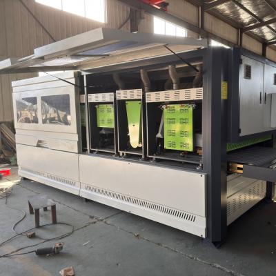 China Industrial Horizontal Buffing Machine 1300mm Width 8.2kW Power for Metal Workpiece Polishing for sale