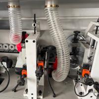 China Compact Edge Banding Machine with PLC Microcomputer Control and Dual-End Trimming for Woodworking for sale