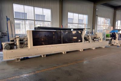 China Fully Automatic Edge Banding Machine 668PUR 18-24m/min Speed 0.3-3mm Thickness Woodworking for sale