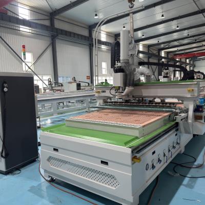 China 1330A 9kW CNC Nesting Machine with Press Roller - 20m/min Speed, 3050x1220mm Processing Area for sale